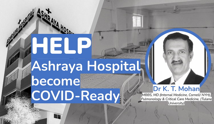 Making Ashraya Hospital Covid Ready - Ketto