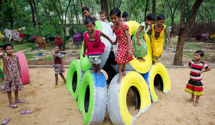 Playscape For Rural Children Near IIT Kharagpur - Ketto