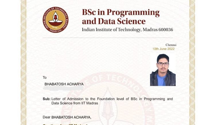 For Admission Into IIT MADRAS - Ketto