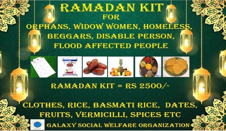 Ramadan Kit- Pay Your Zakat And Provide Foods To Orphans,Homeless ...