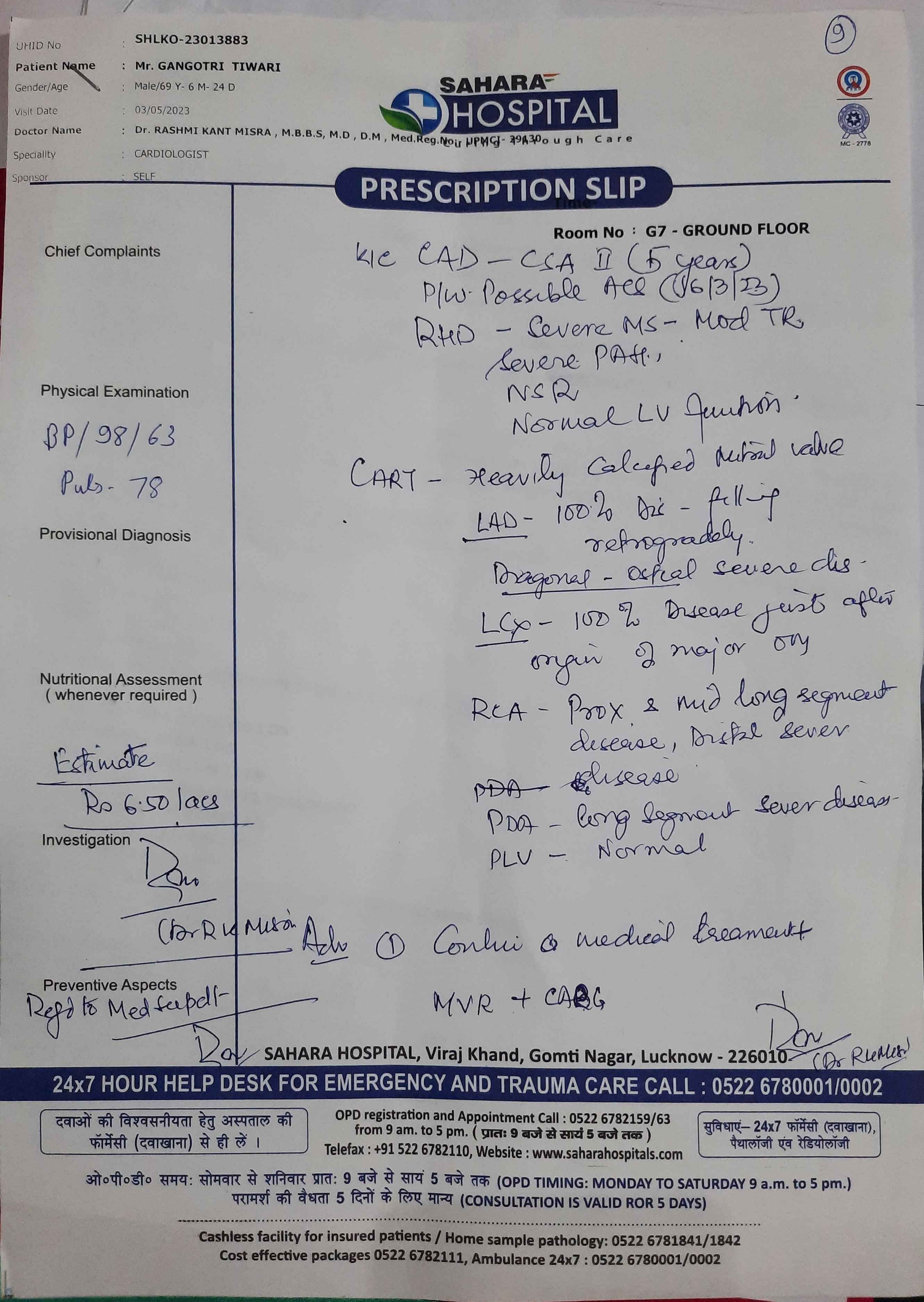 My Father Is Suffering From Severe Infundibular Pulmonary Stenosis (IPS ...