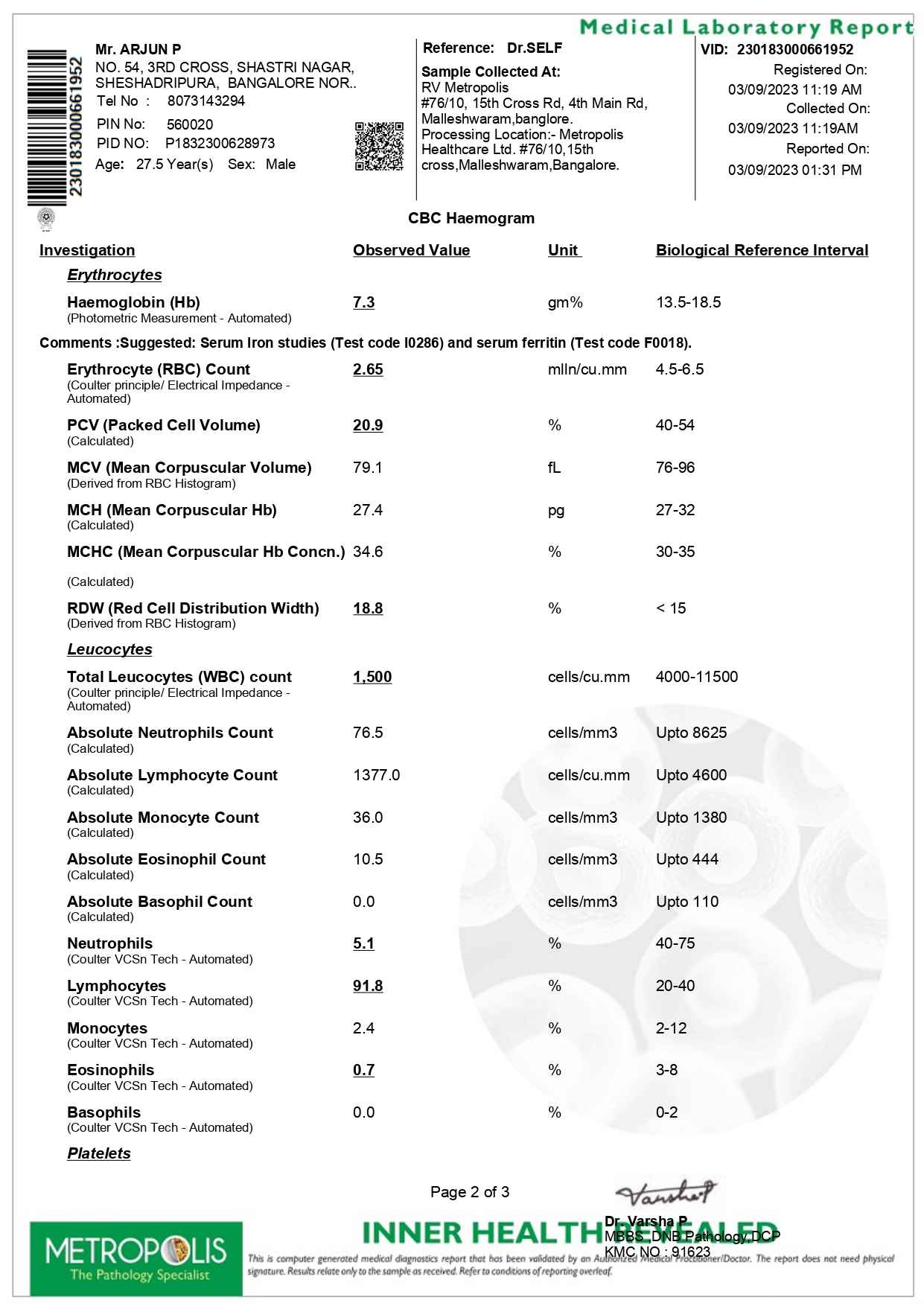 I Need Your Urgent Support For My Inherited Bone Marrow Failure Syndromes (IBMFS) Treatment - Ketto