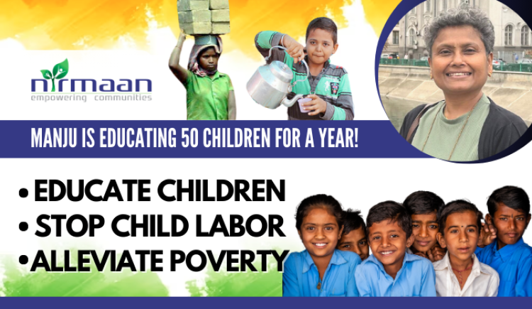 Manju George Is Educating 50 Children For A Year! - Ketto