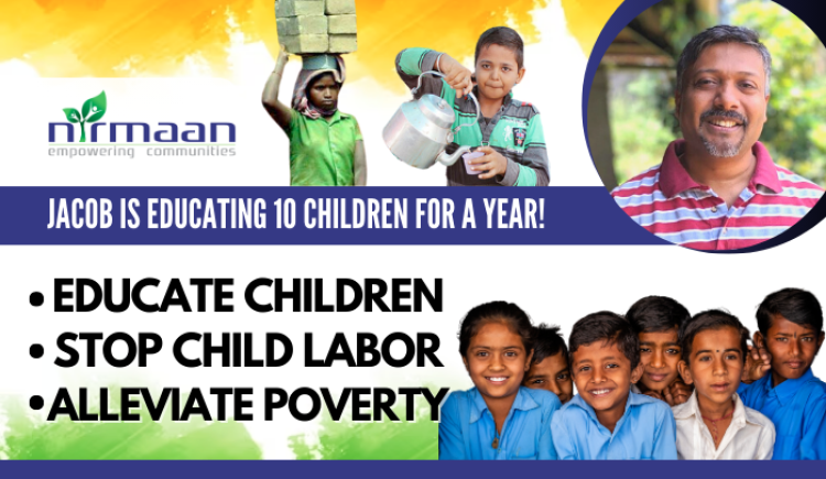 Jacob Is Educating 10 Children For A Year! - Ketto