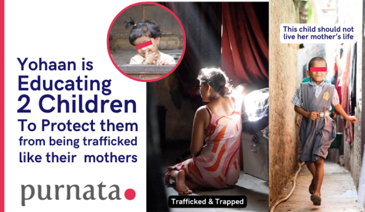 Yohaan Is Educating 2 Children From Red Light Areas! - Ketto