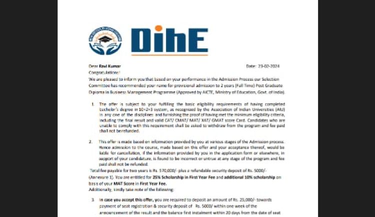 Help RAVI KUMAR Raise Funds For PGDM In DIHE, Greater Noida - Ketto