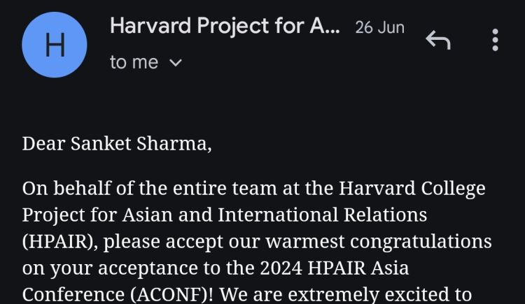 Help Me Attend The HPAIR Harvard Conference 2024 - Ketto