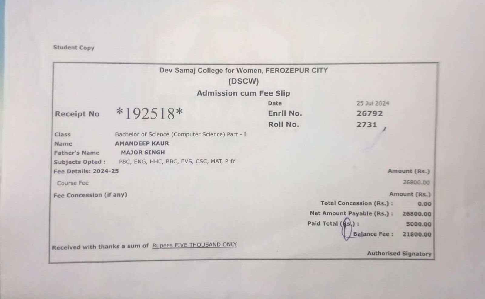 Support Aman To Complete Her College Education - Ketto